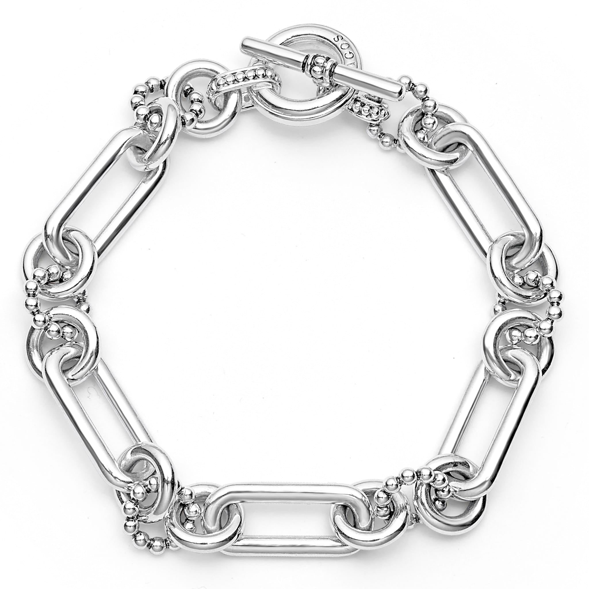 LAGOS Silver Link Bracelet – Spicer Greene Jewelers