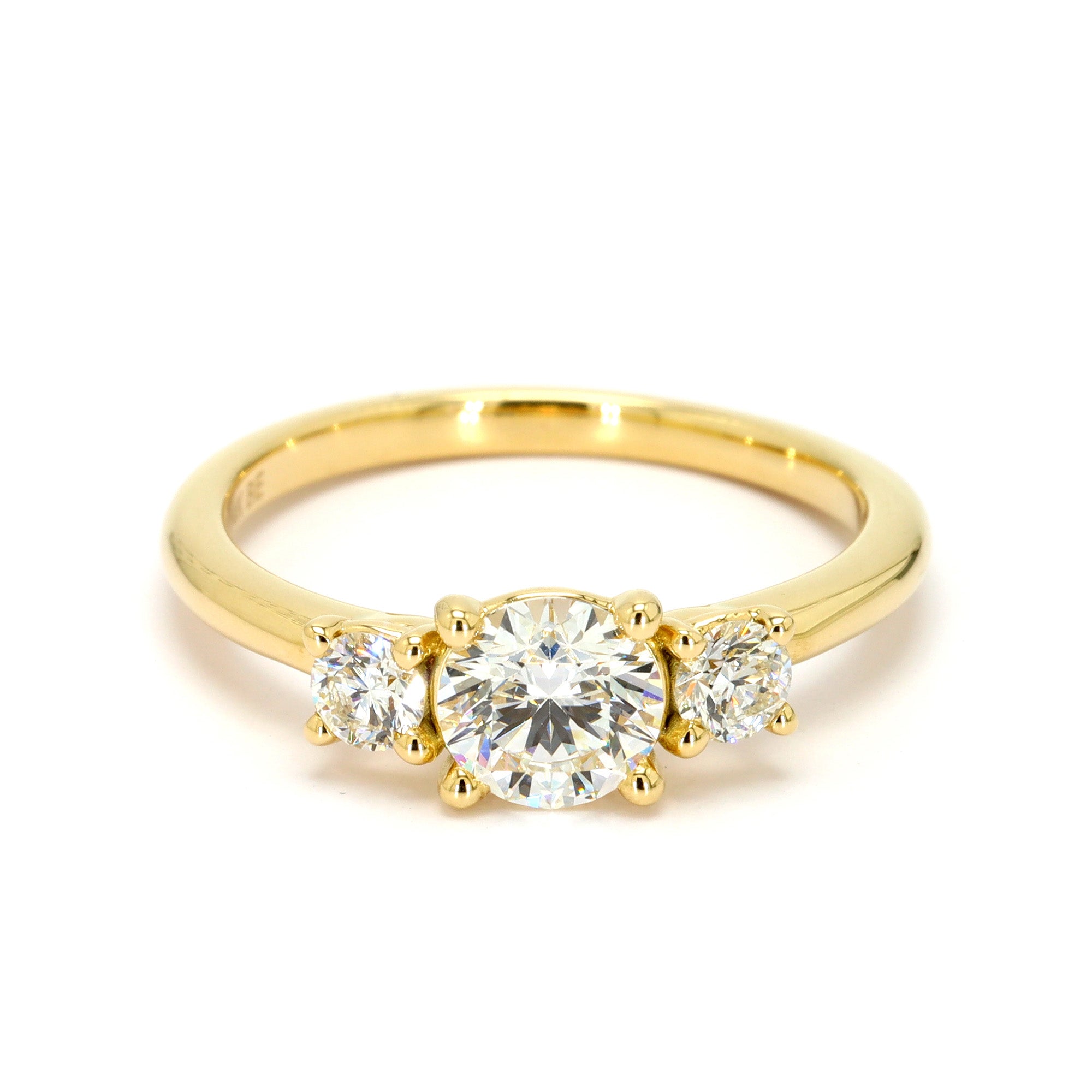 Classique Ready to Wear Three-stone Engagement Ring – Spicer Greene ...